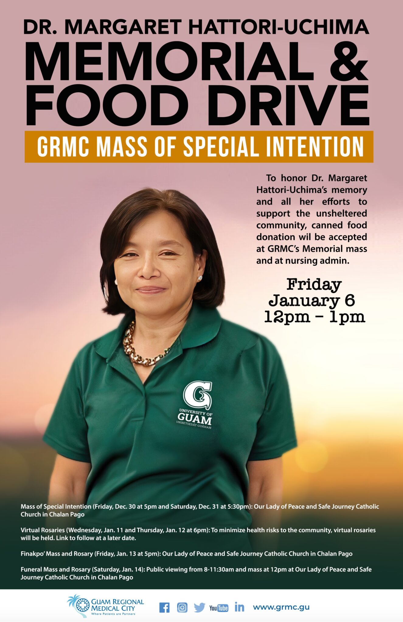 GRMC community honors Dr. Margaret Hattori-Uchima - Marianas Variety ...