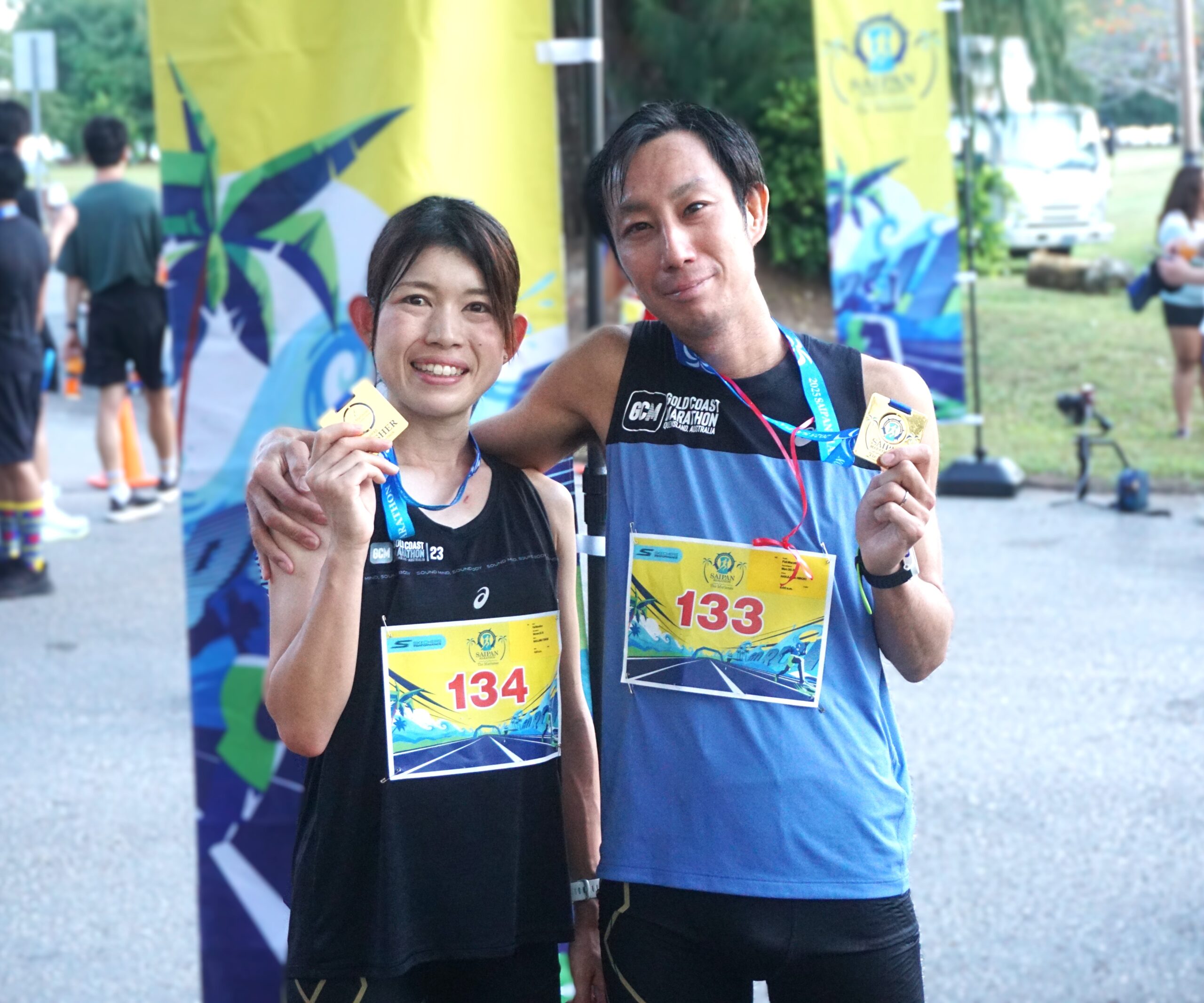 Racing couple tops Skechers Saipan Marathon 2025 - Marianas Variety ...