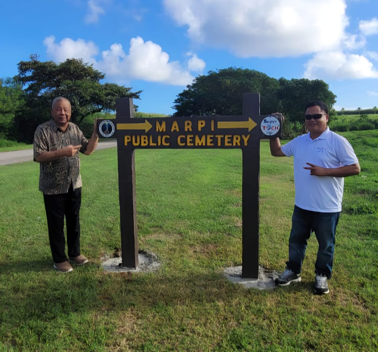 Governor lauds donation of new Marpi signs - Marianas Variety News & Views