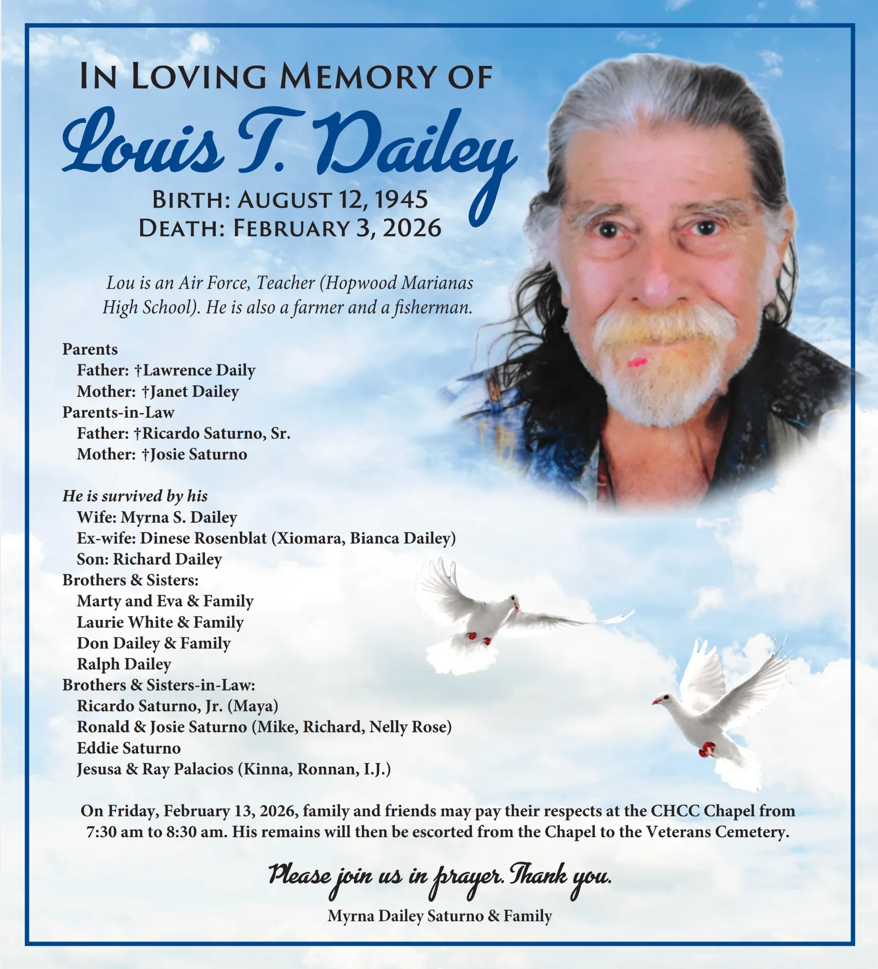 †Louis T. Dailey - Marianas Variety News & Views
