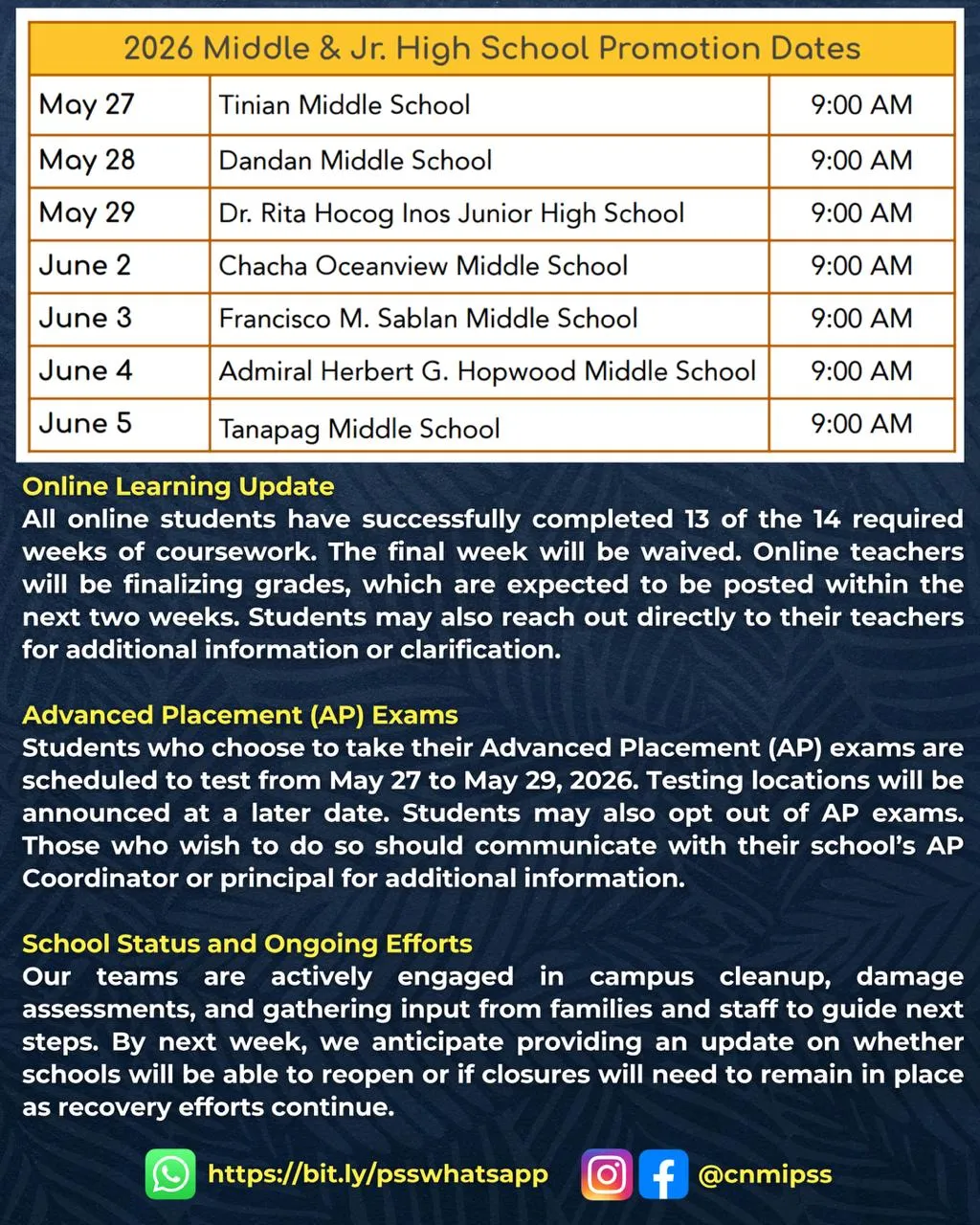 PSS graduation and promotion ceremonies - Marianas Variety News & Views